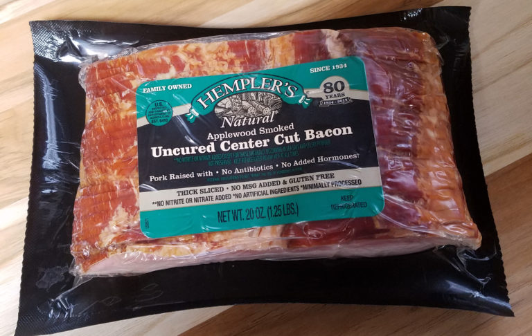 Uncured bacon 20 oz - Hempler's Foods